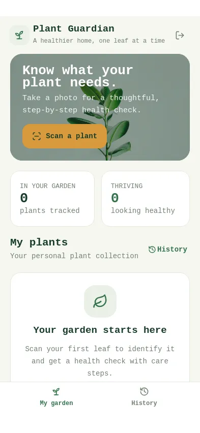 Plant Guardian AI