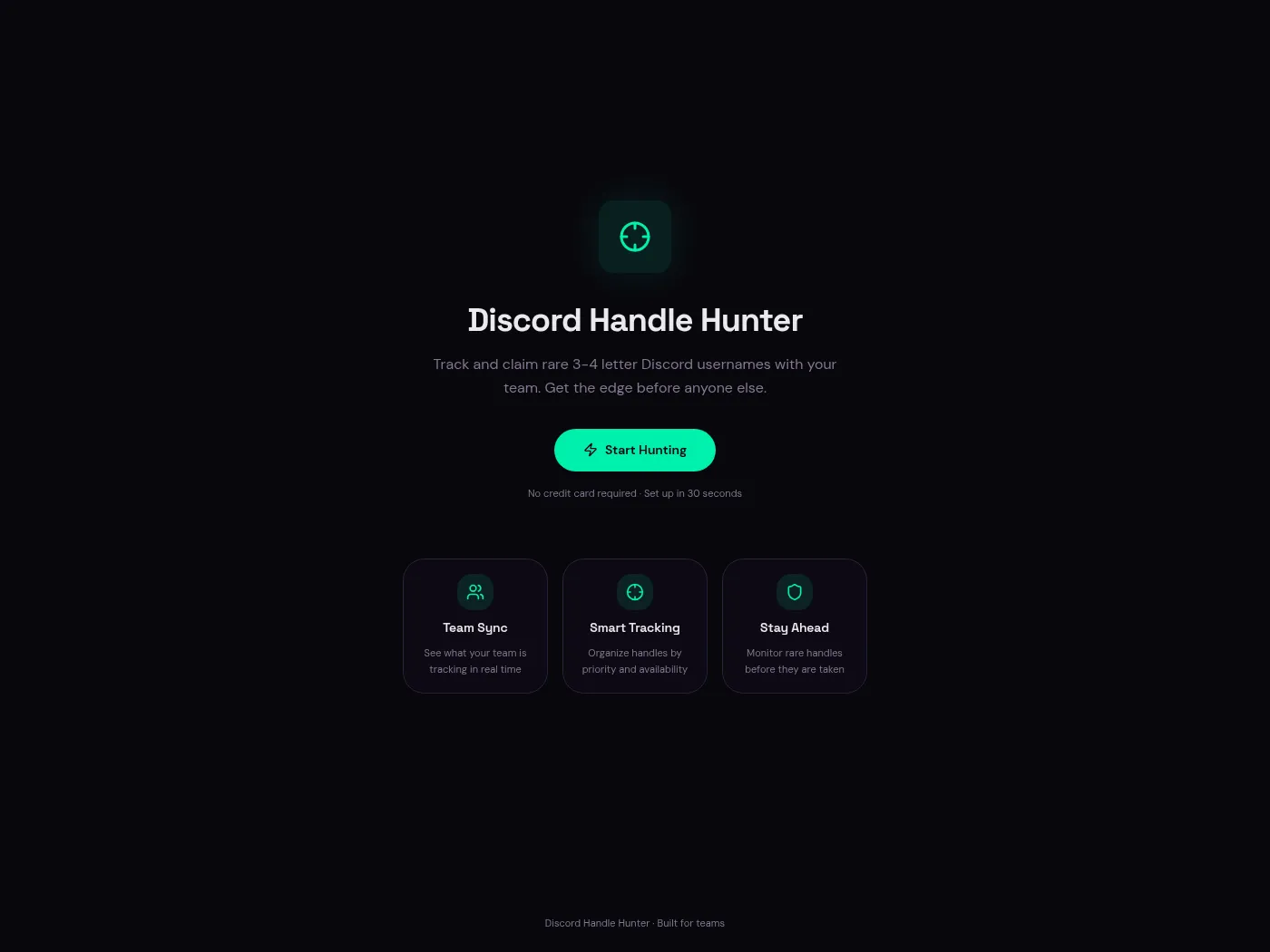 Discord Handle Hunter