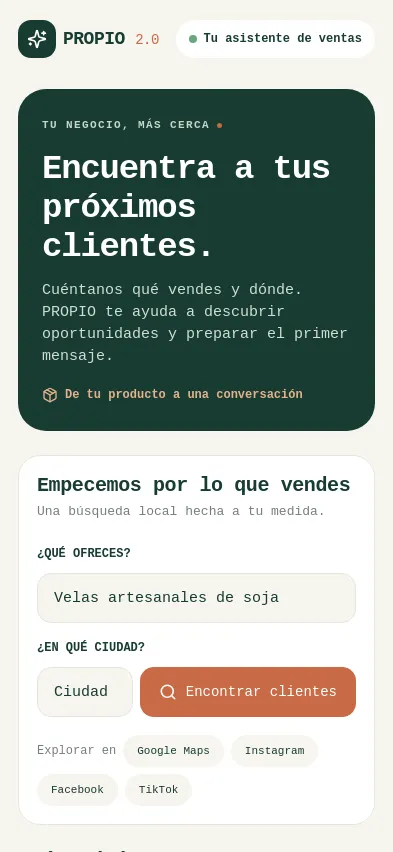 Propio Matchmaker App