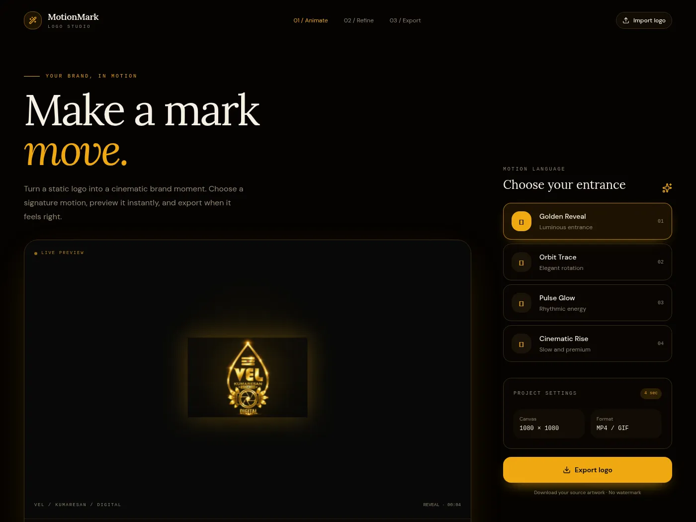 MotionMark Logo Studio