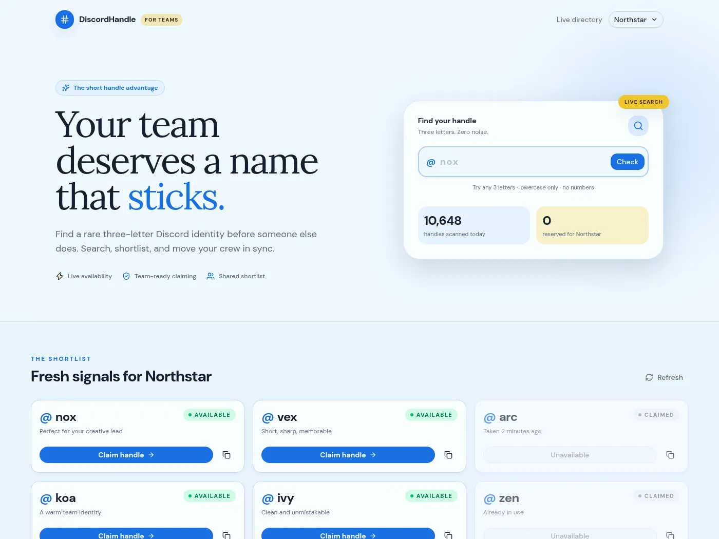 DiscordHandle Finder