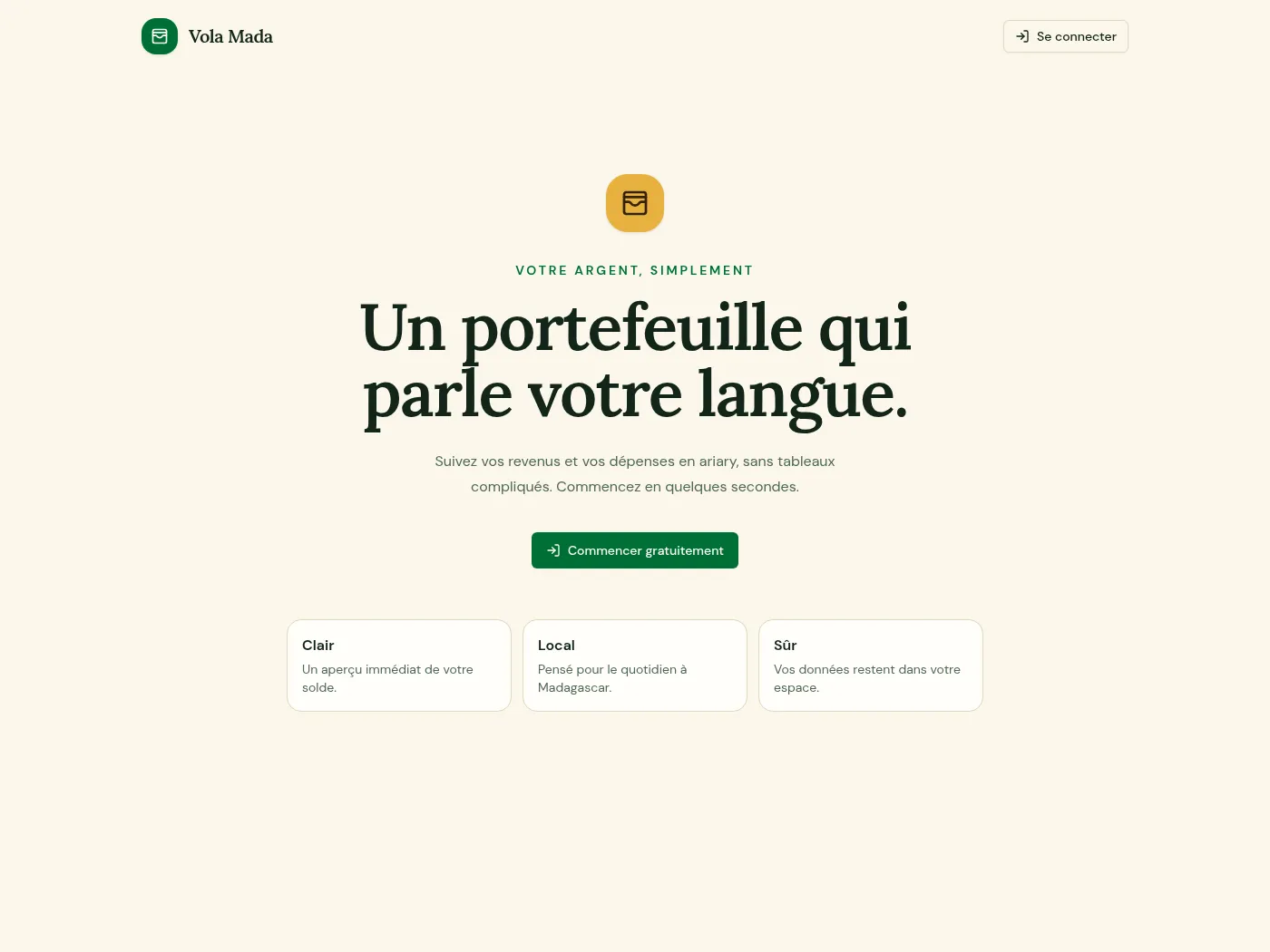 Portfolio Facile Mada