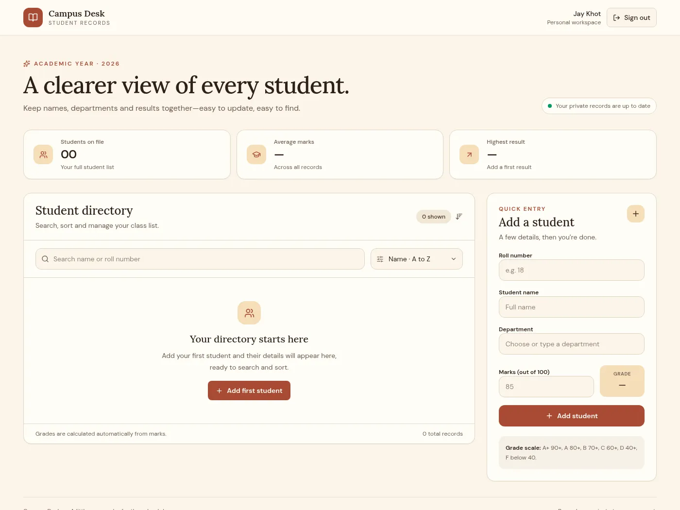 Student Manager Pro