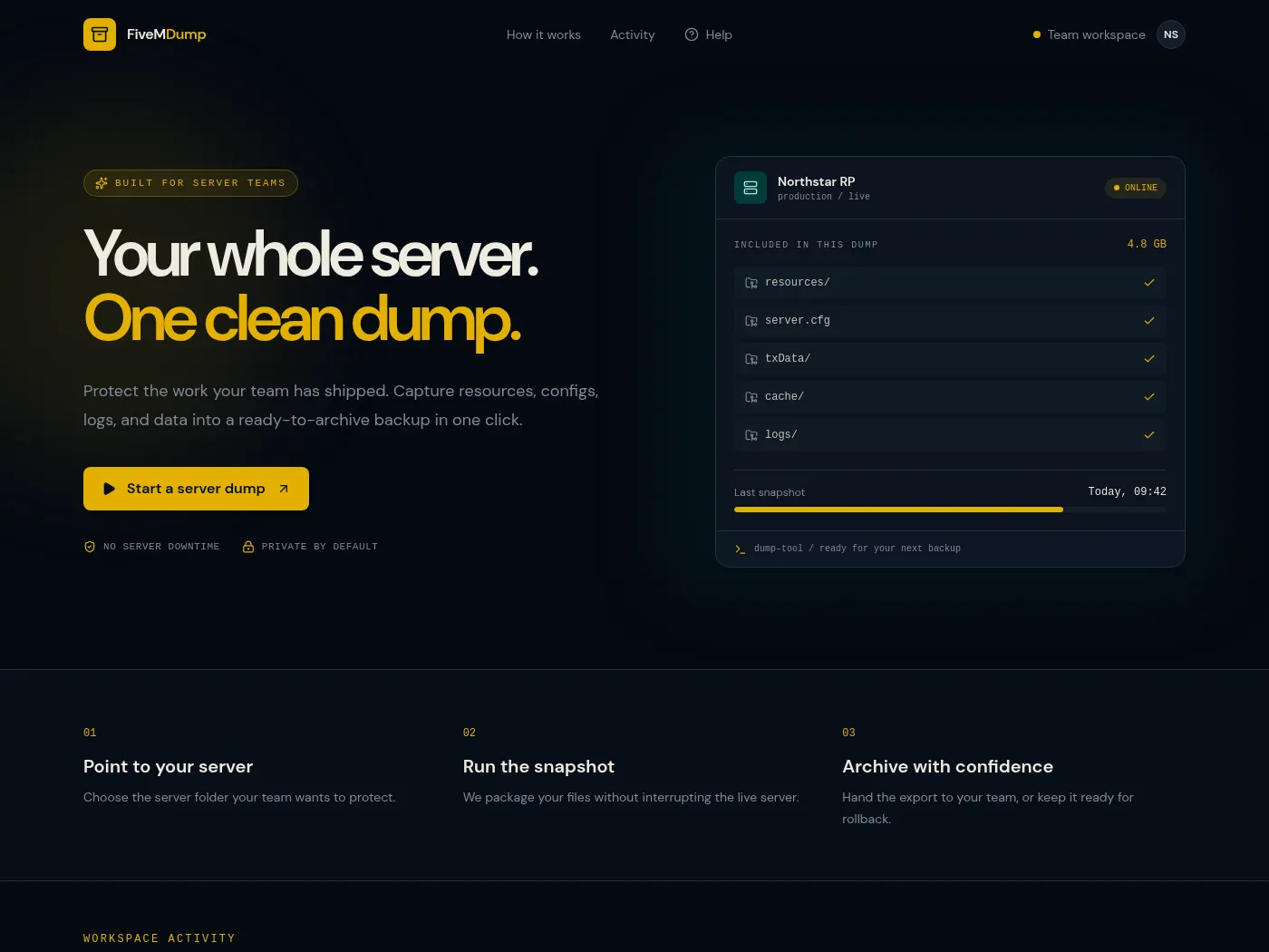 FiveM Server Dump Tool
