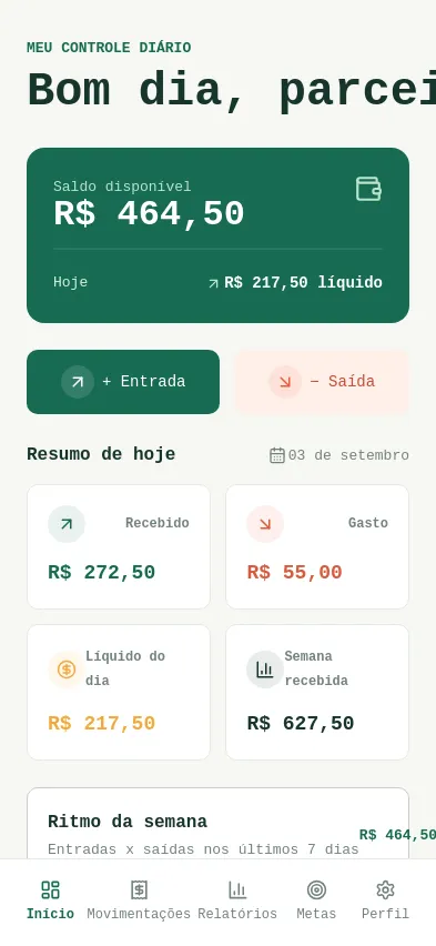 DailyCash Tracker