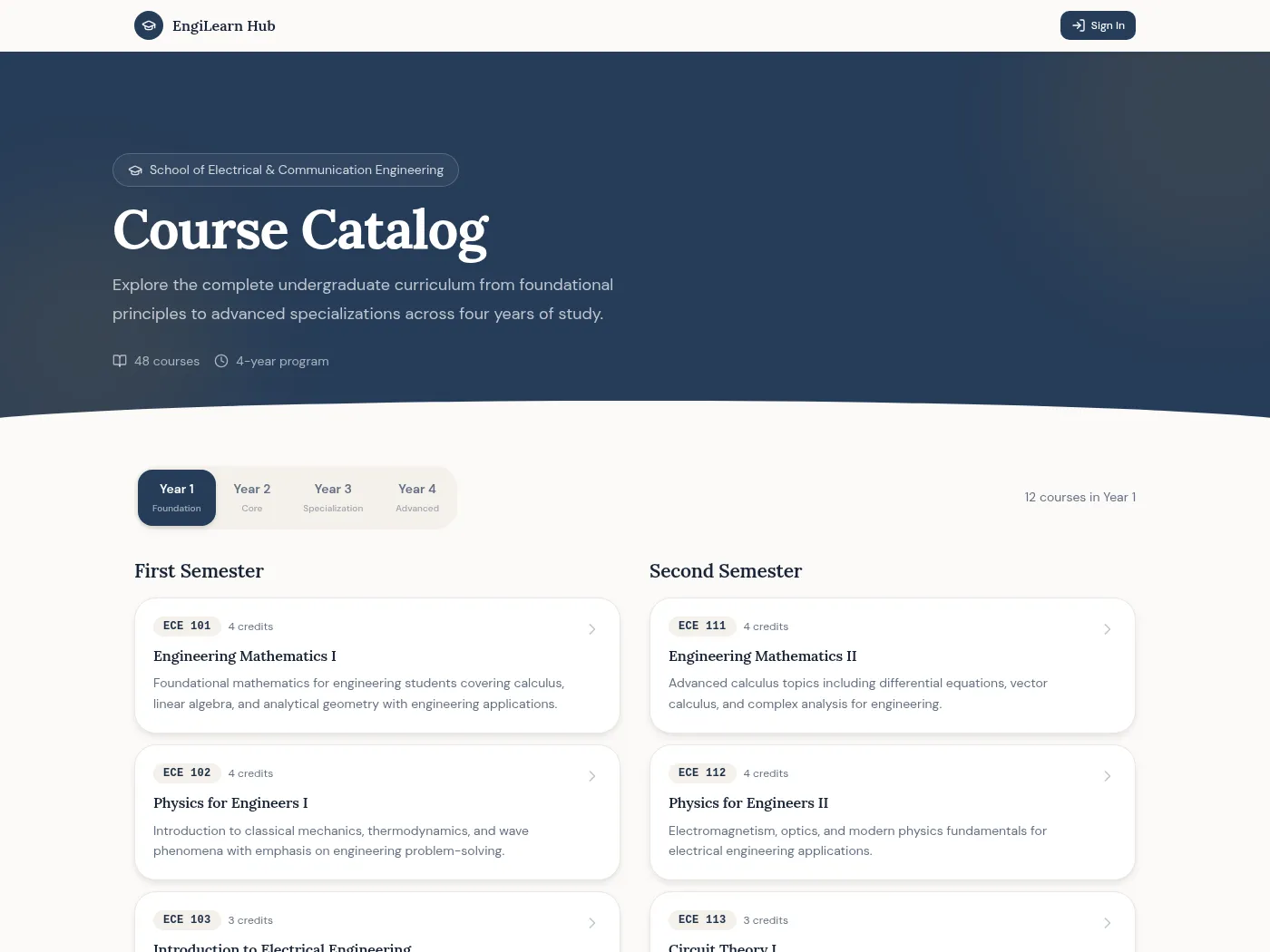 EngiLearn Hub
