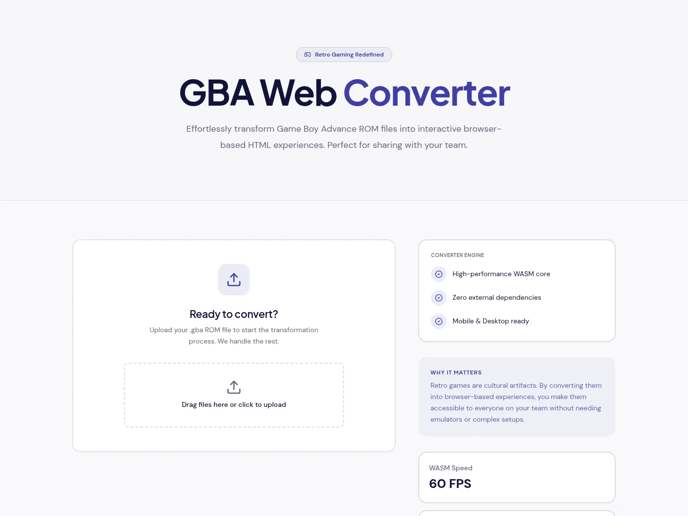GBA Web Converter