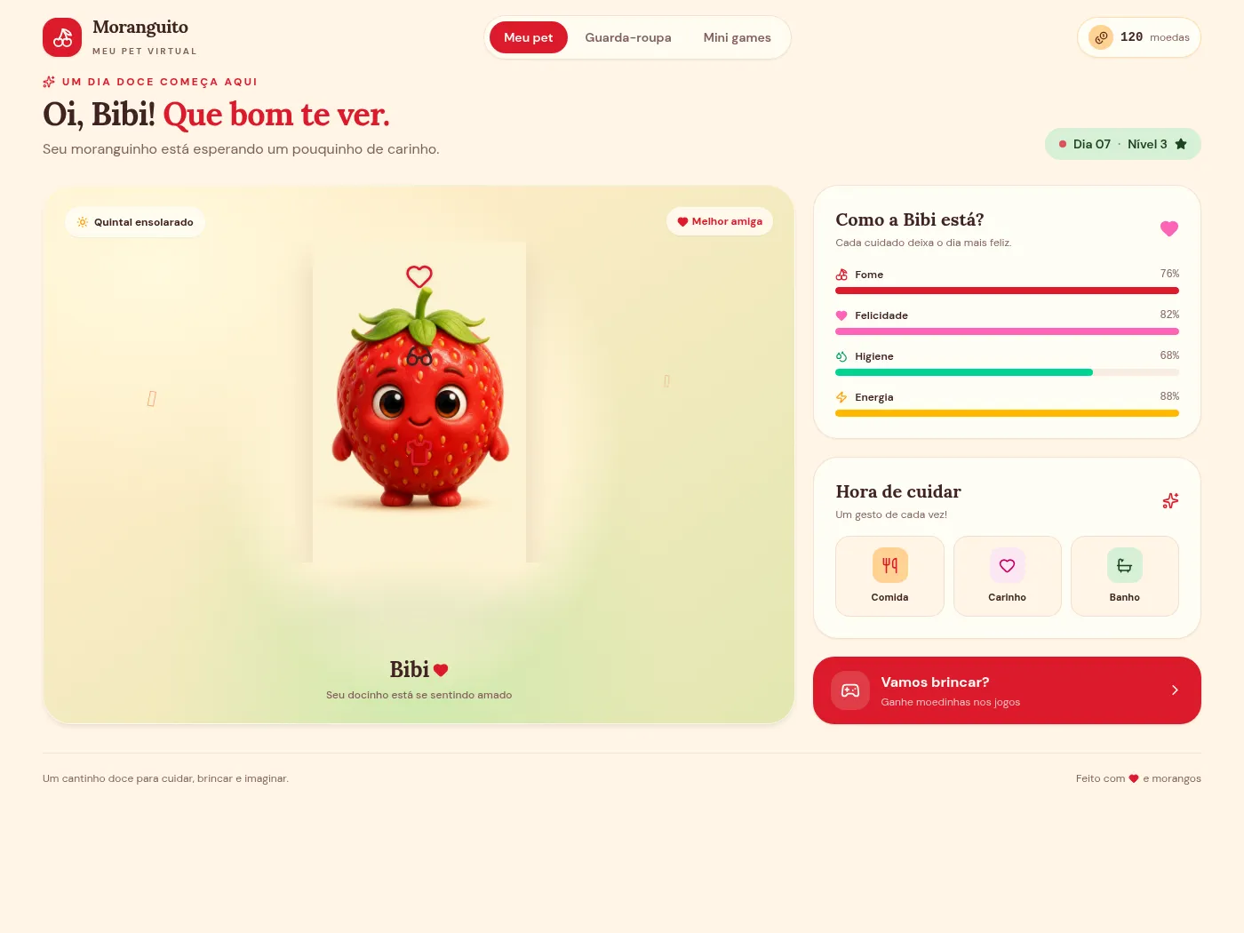 Strawberry Pet Game