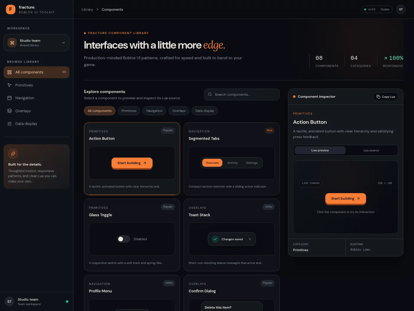 Fracture UI Library