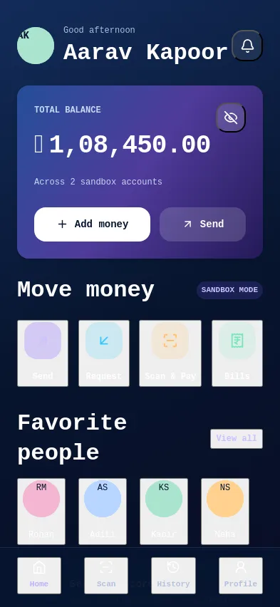 NexPay Fintech Sandbox App