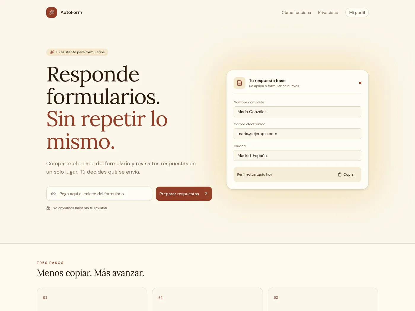 AutoForm Filler