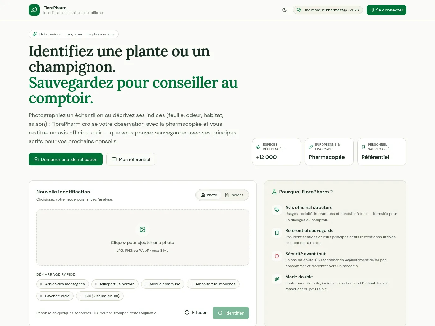 Plant & Fungi Identificateur