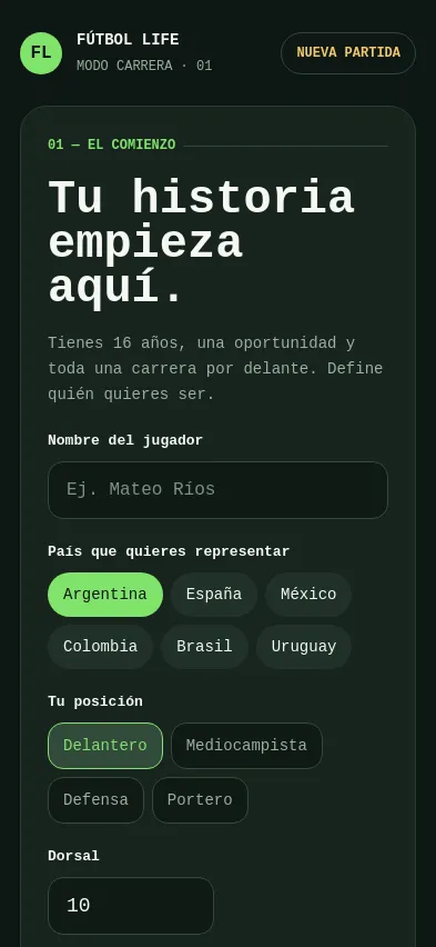 Fútbol Life Simulator