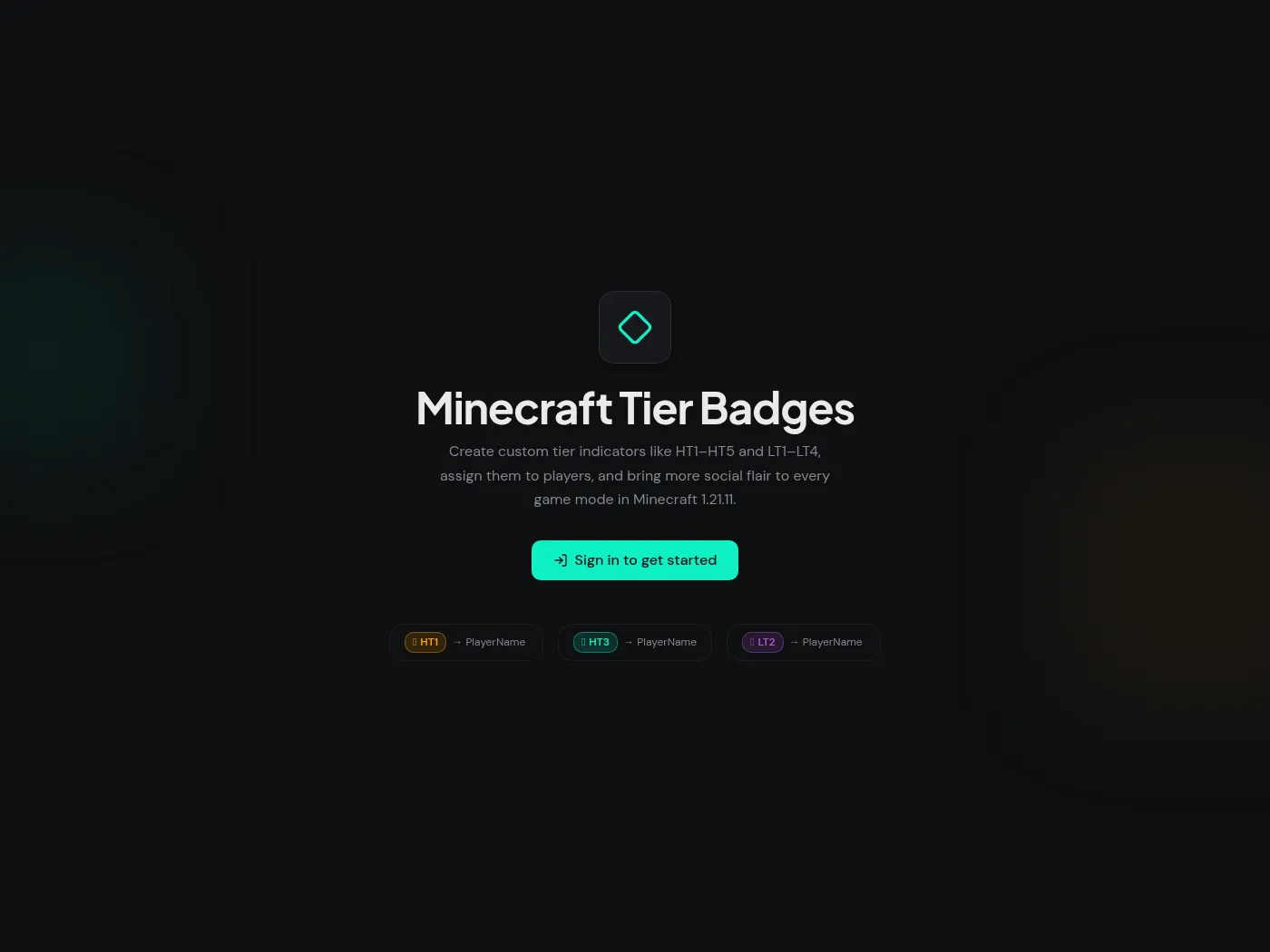 Minecraft Tier Badges