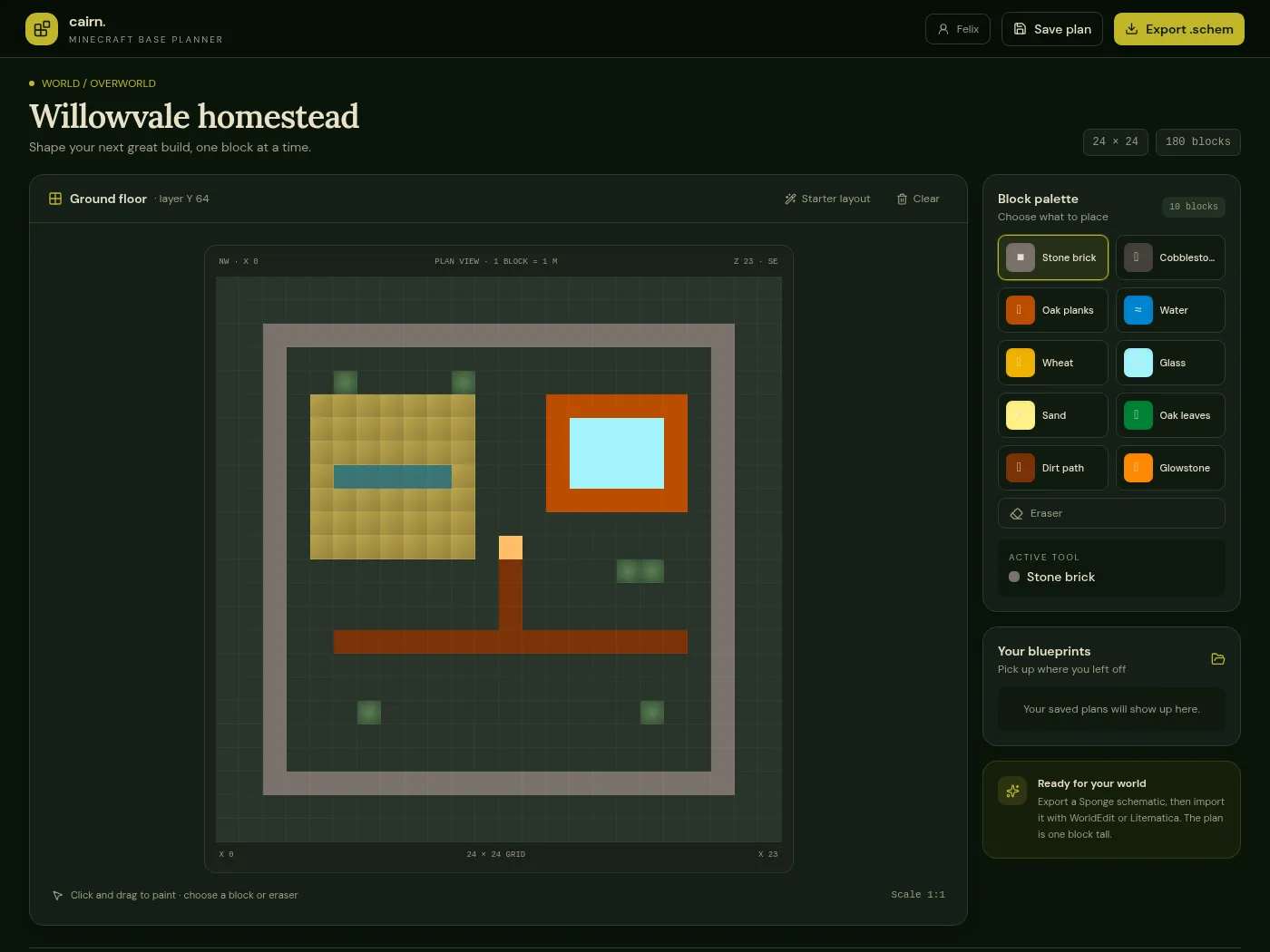 Minecraft Base Designer