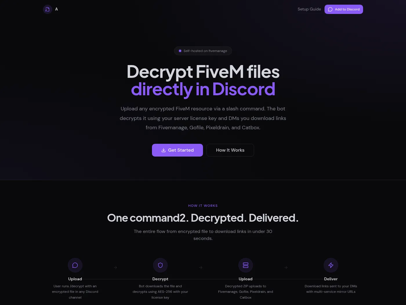 FiveM Decrypt Bot (Remix)