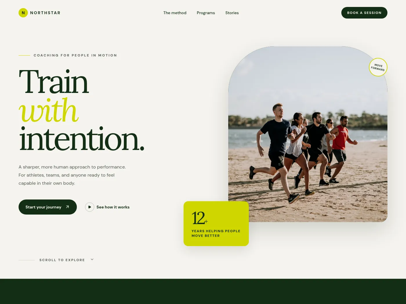 FitCoach Landing Page