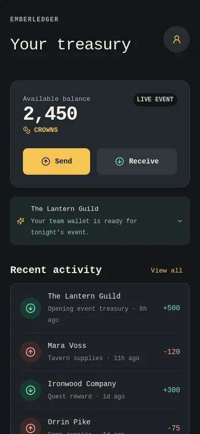 LARP Wallet App