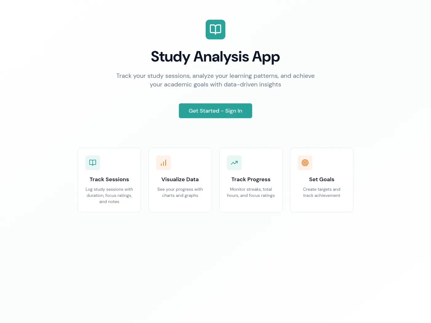 Study Analysis App