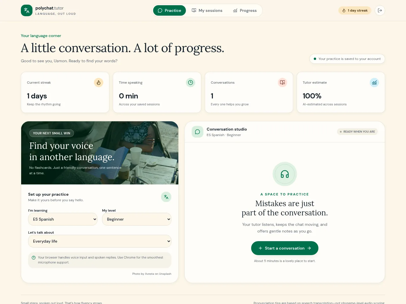 PolyChat Tutor