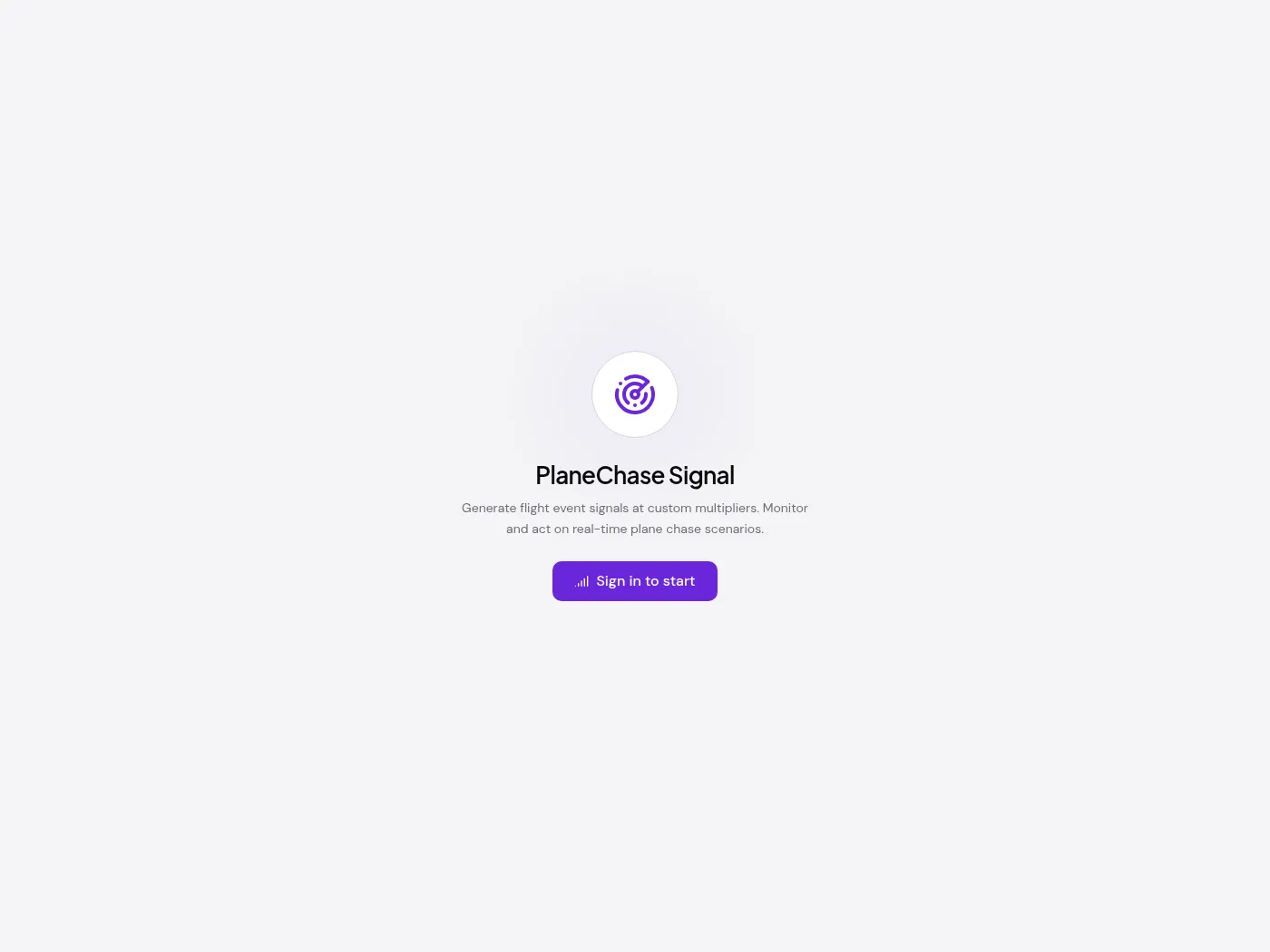 PlaneChase Signal