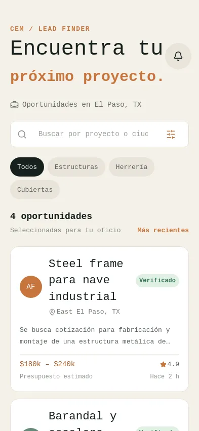CEM Lead Finder
