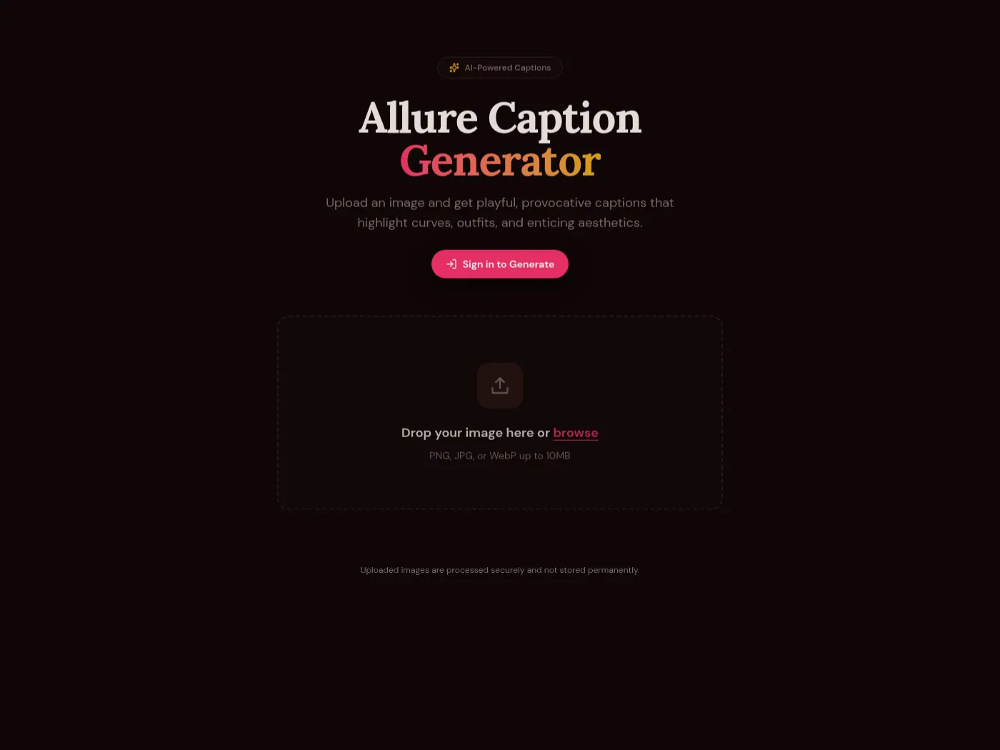 Allure Caption Generator