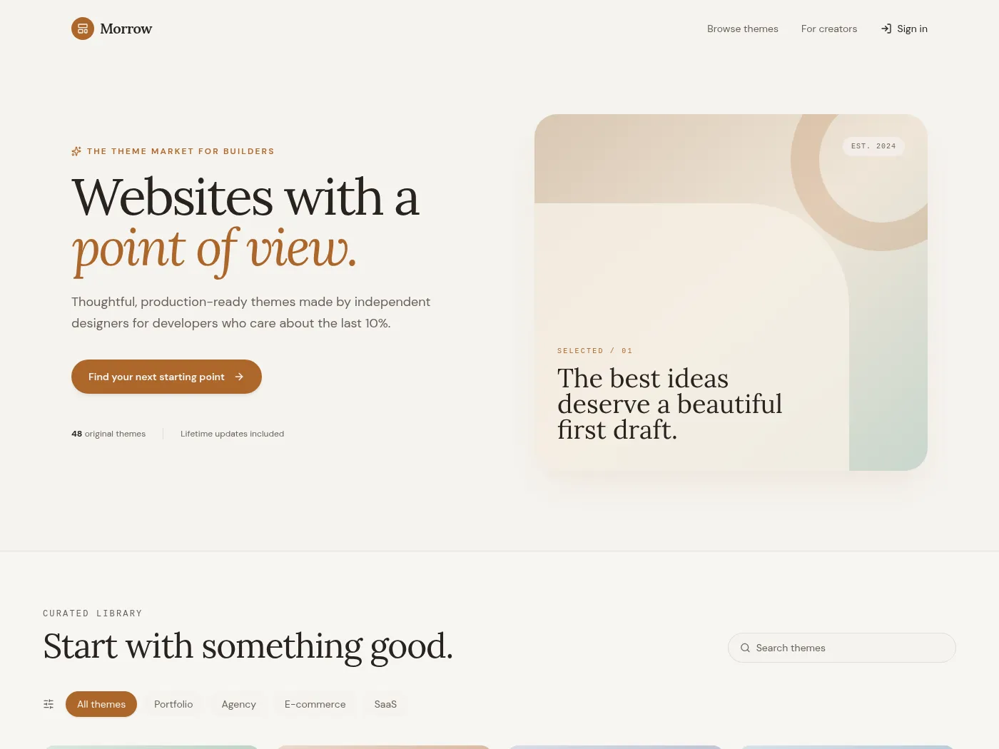 Theme Market Hub