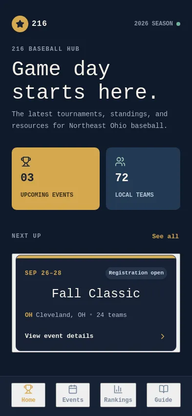 216 Baseball Hub