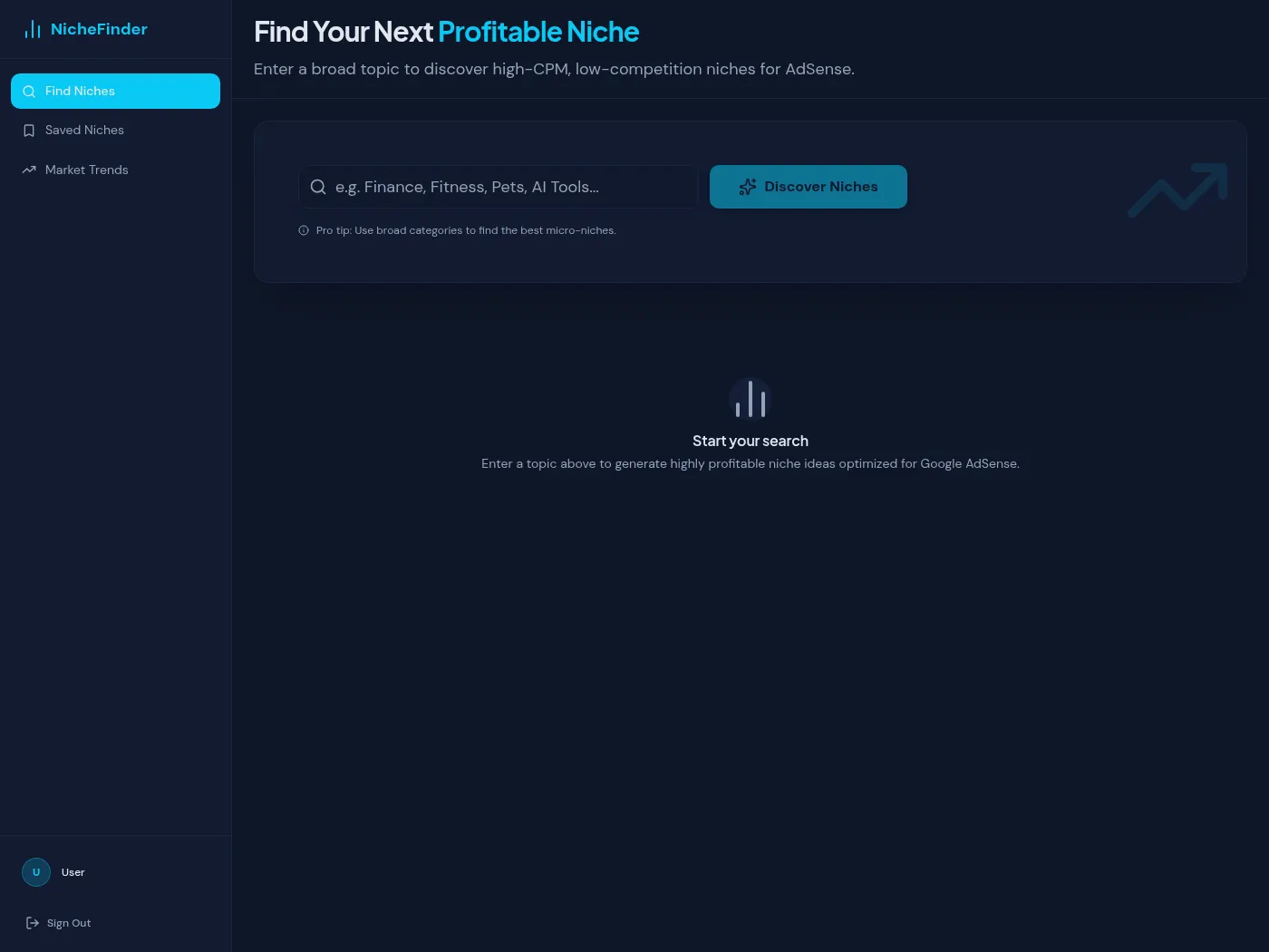 AdSense Niche Finder