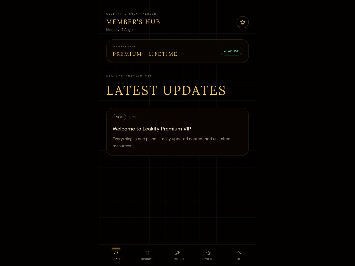 Leakify Telegram Mini App