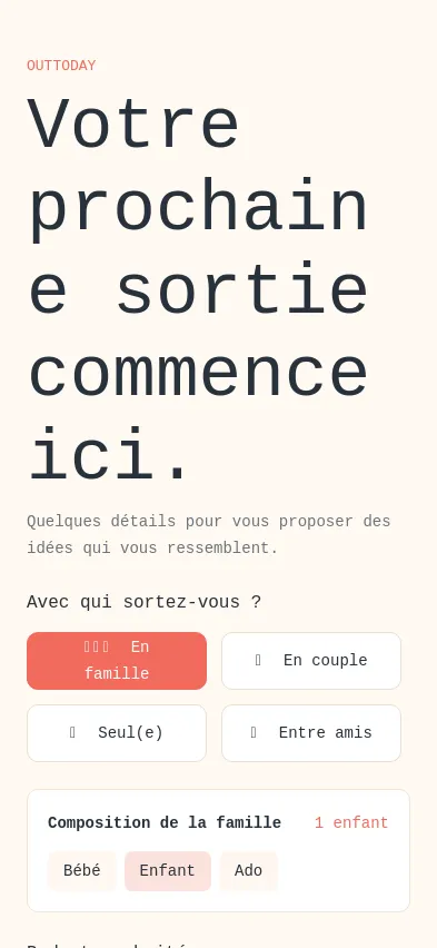 Ou sortir