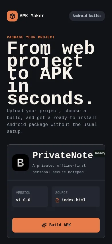 APK Maker Mobile