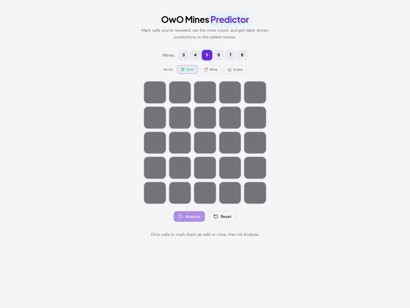 OwO Mines Predictor