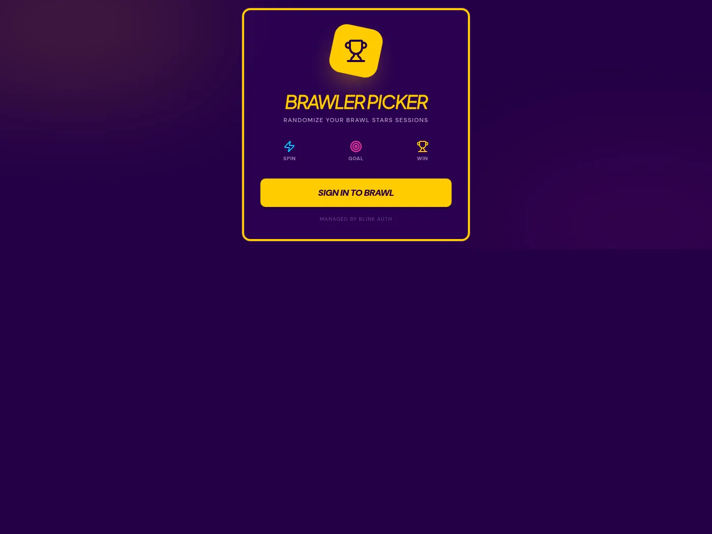 Brawler Trophy Picker