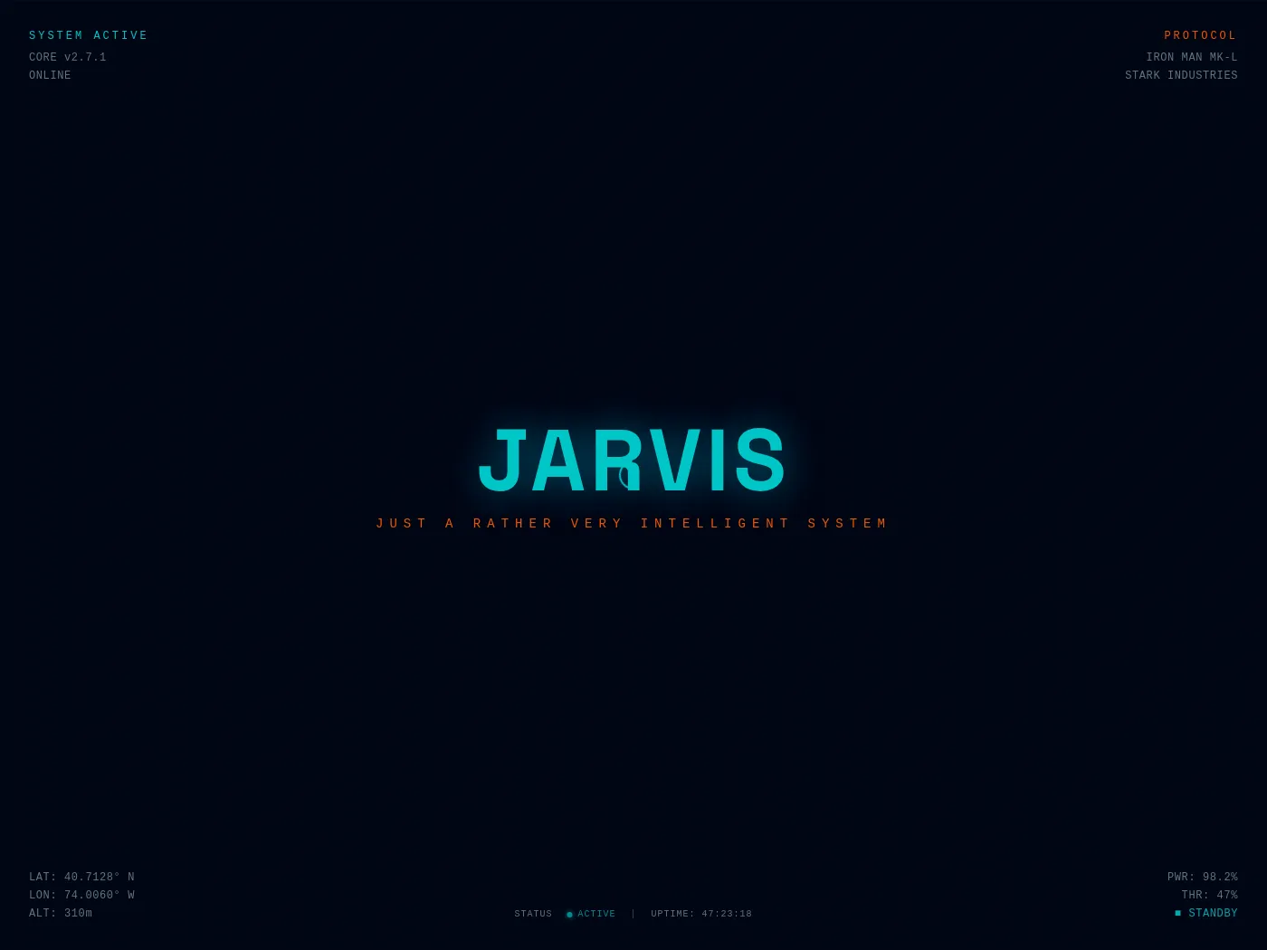 Jarvis Live Logo Wallpaper