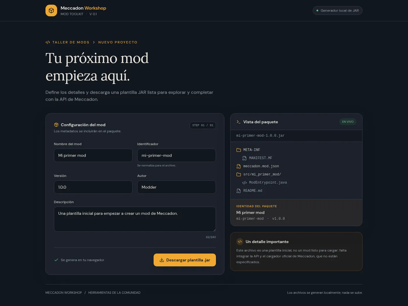 Meccadon Mod Launcher