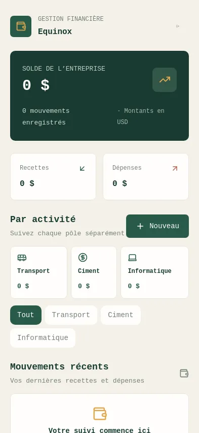 Equinox Budget Tracker