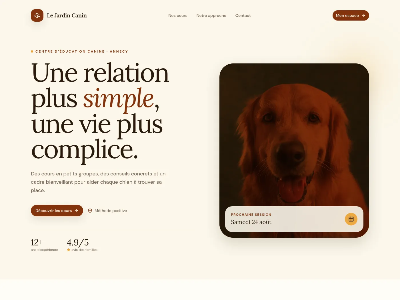 Centre Canin Web Portal