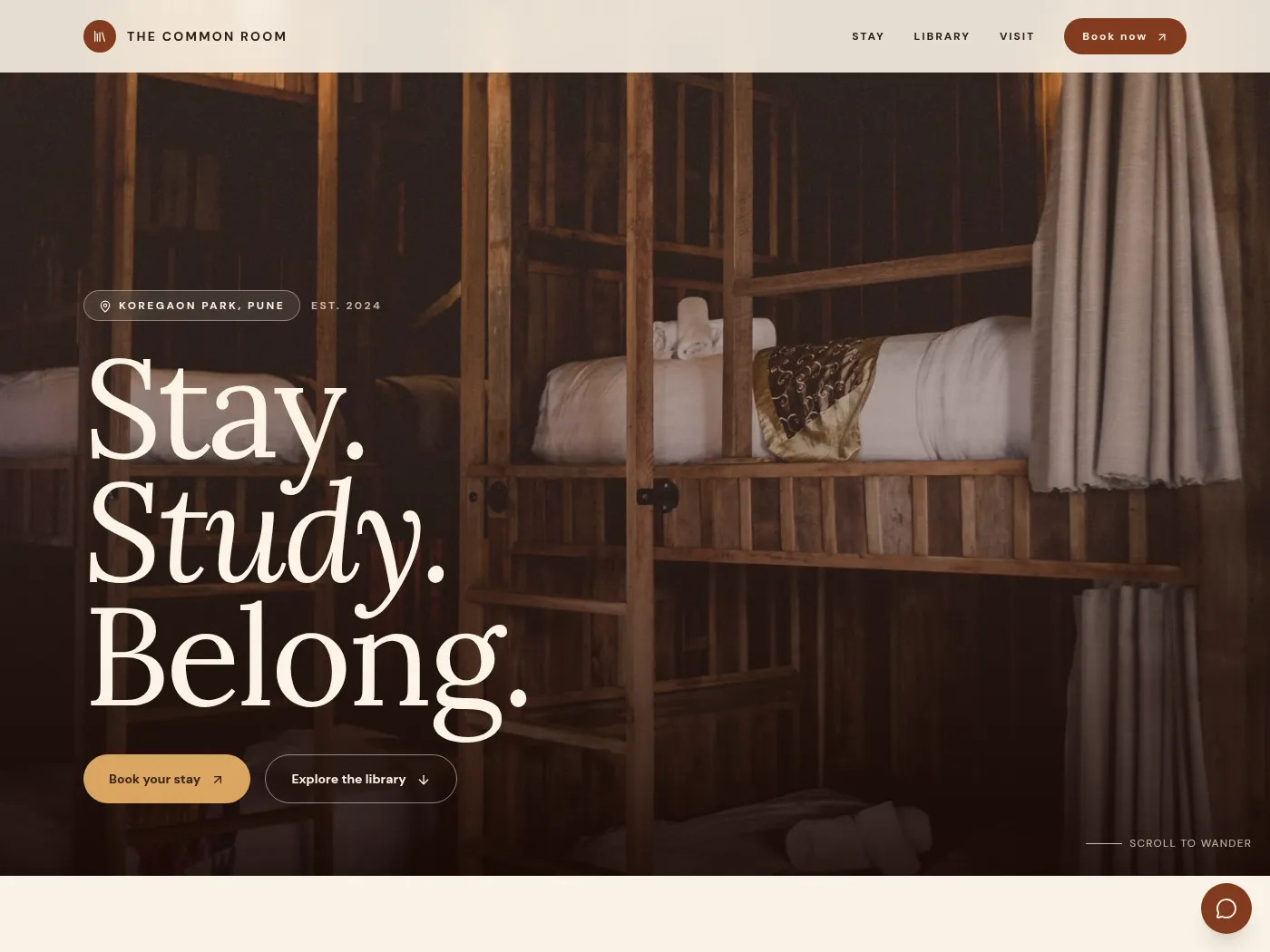 Hostel Library Haven