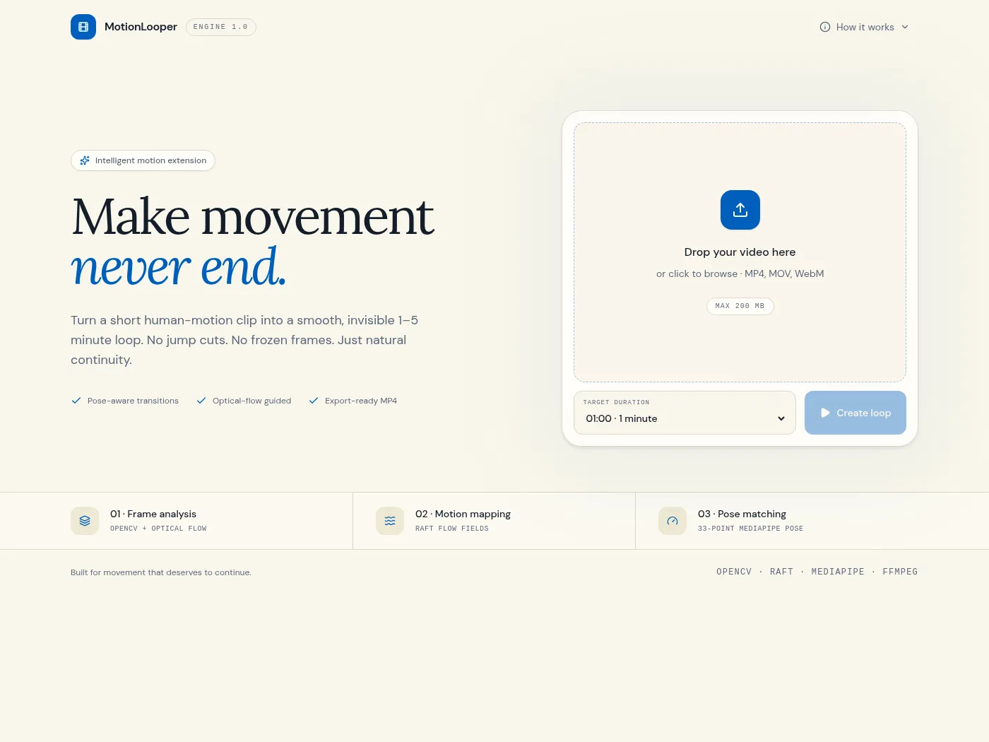 Seamless MotionLooper