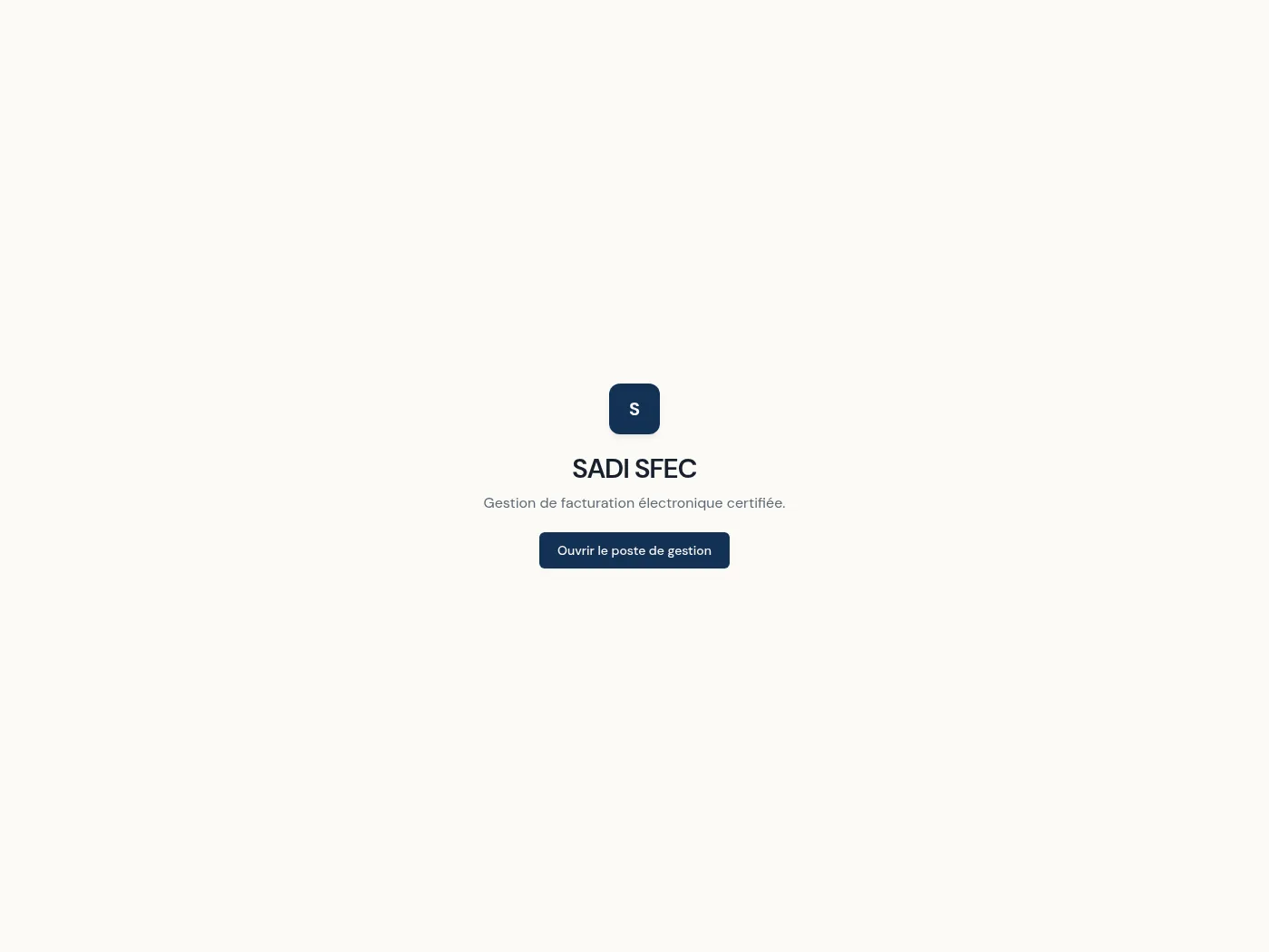 SADI SFEC Invoice Manager