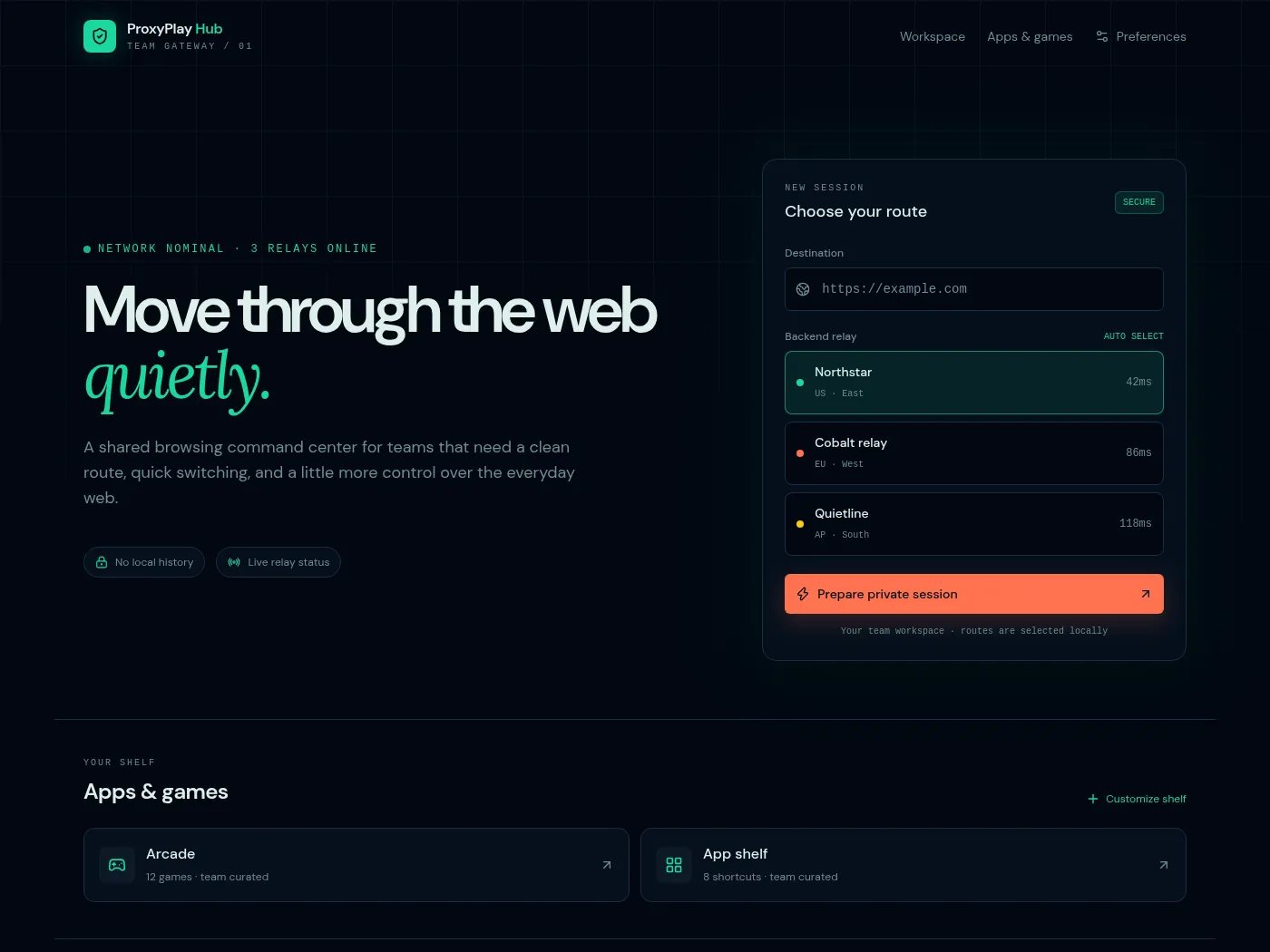 ProxyPlay Hub