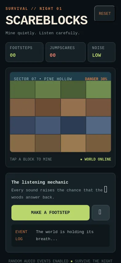 ScareBlocks Mobile