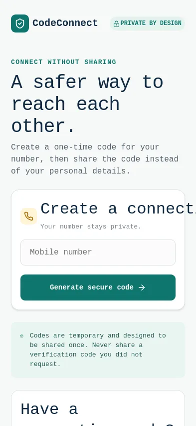 CodeConnect Mobile