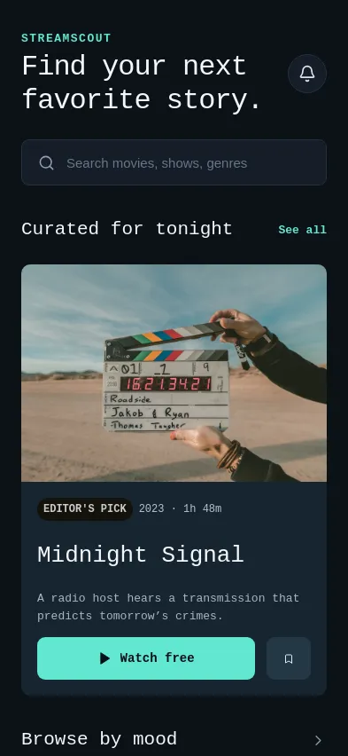 StreamScout Mobile