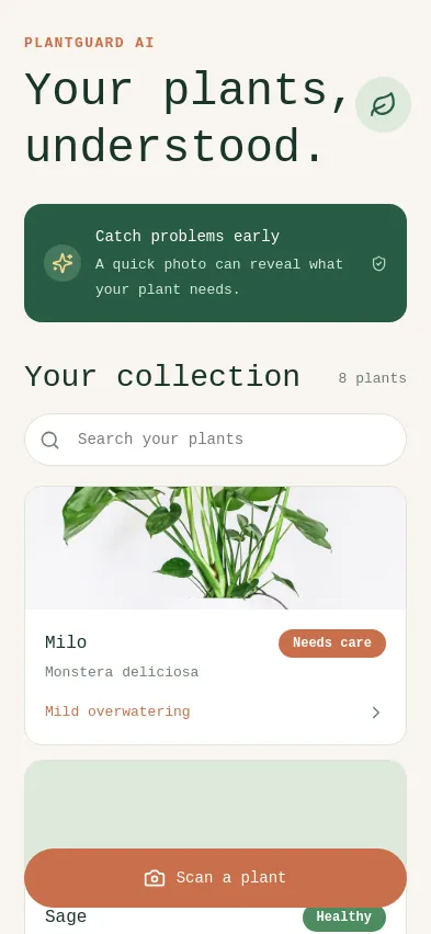 PlantGuard AI App