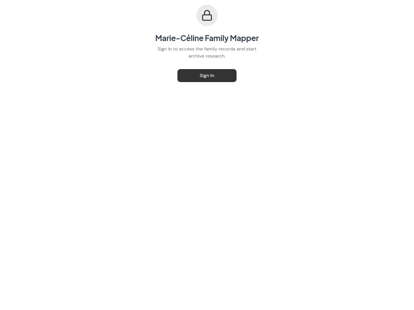 Marie-Céline Family Mapper