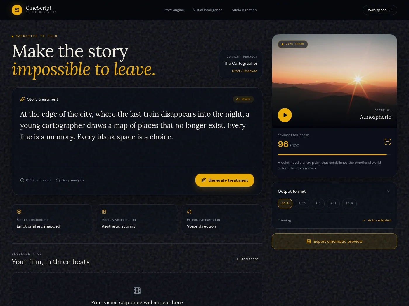 CineScript AI Studio