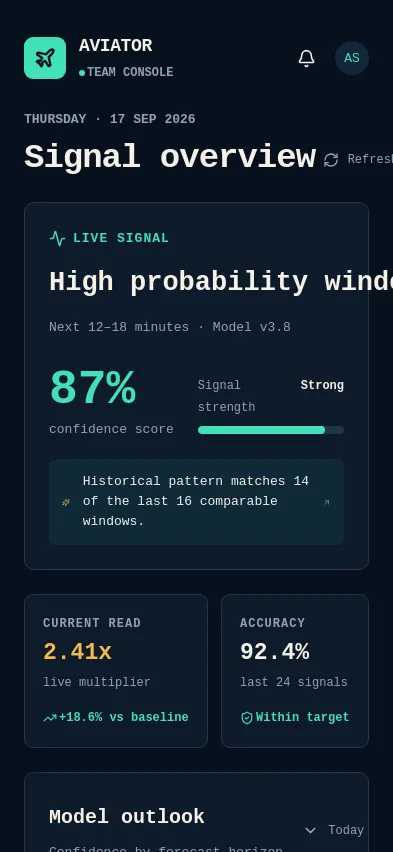 Aviator Signal AI